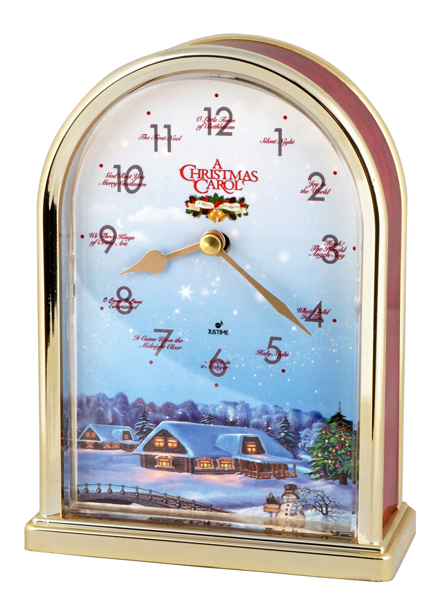 JUSTIME Peaceful Night 12 Song Clock - Festive Gift! – JUSTIME Clocks